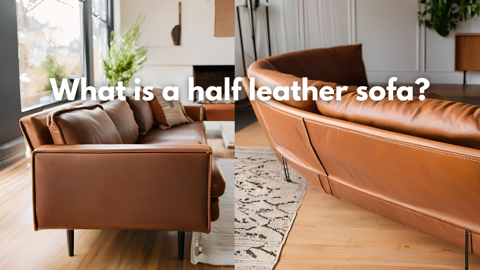 What is a half leather sofa? - Picket&Rail Custom Sofas & Furniture