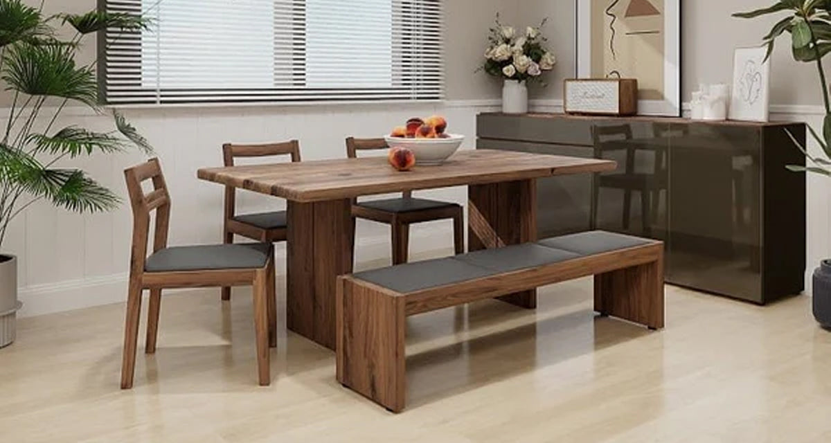 What Are The Benefits of Getting a Custom Dining Table and Benches? - Picket&Rail Custom ...
