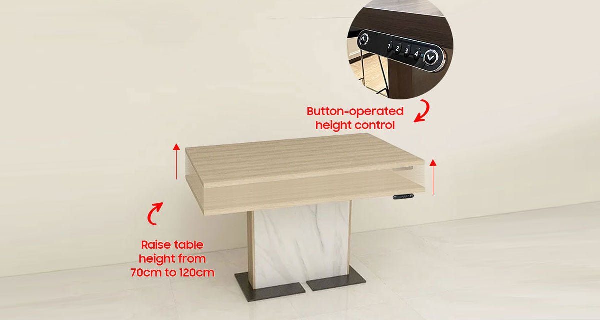 Height-Adjustable Dining Tables: Solutions for City Living - Picket ...