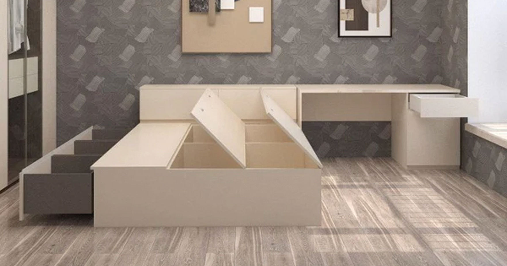 Why A Custom Multi Compartment Storage Bed Is Better - Picket&Rail ...