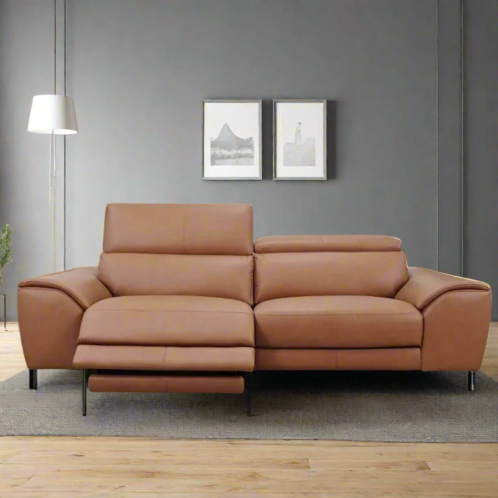 Americana Full Top-Grain Leather Recliner Sofas at PICKET & RAIL ...