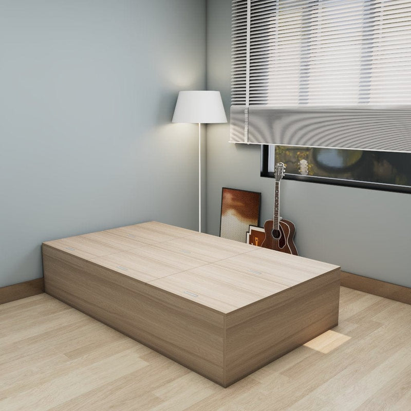 Tatami Queen Storage Bed 6-Top Swing Doors - Assorted Colors (TQ8 ...