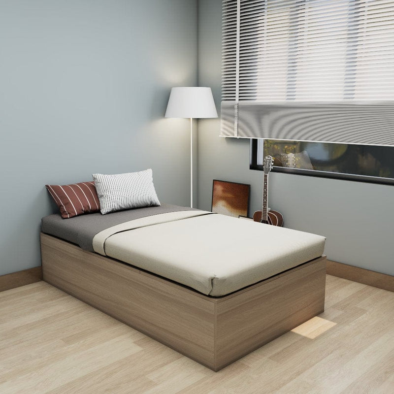 Tatami Queen Storage Bed 6-Top Swing Doors - Assorted Colors (TQ8 ...