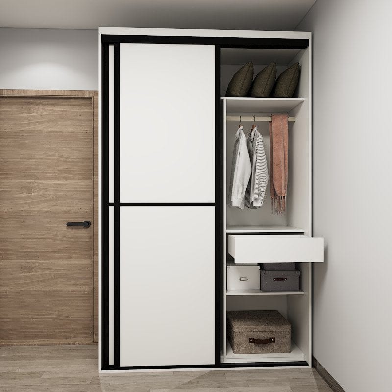 #1 Custom Wardrobe 1.2m-1.5m with Sliding Doors - **STARBUY** - Picket ...