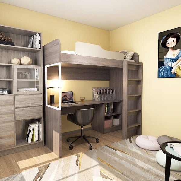 SOGAL Customized Bunk Bed with Study - BBLS1 - Picket&Rail Custom Sofas & Furniture
