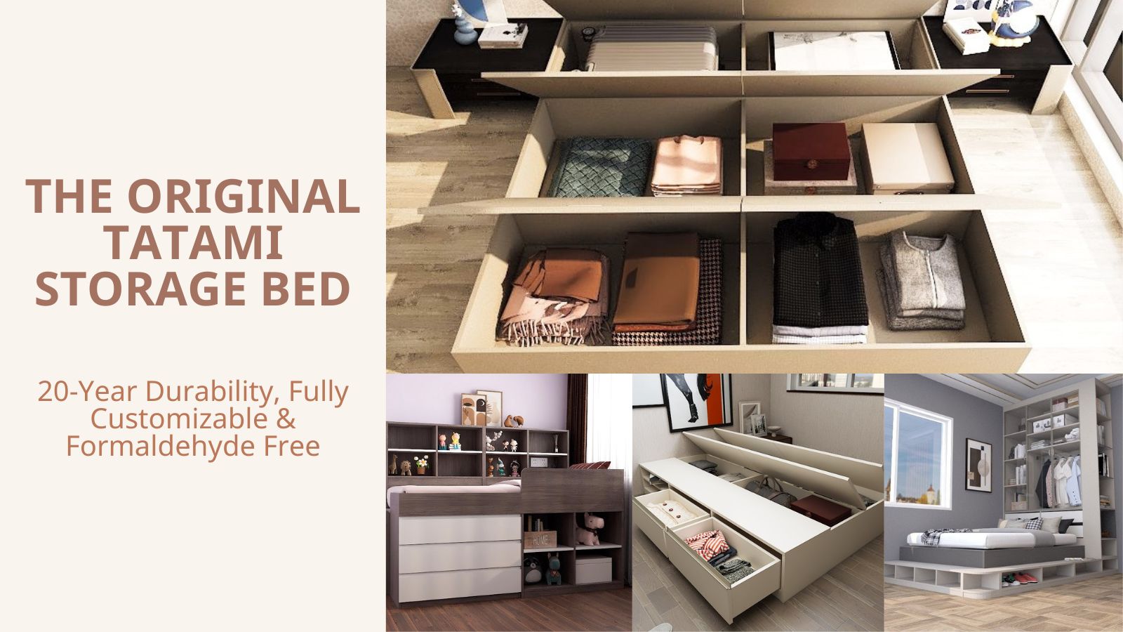 Tatami Platform Custom Storage Bed Frames To Buy For S'pore - Picket ...
