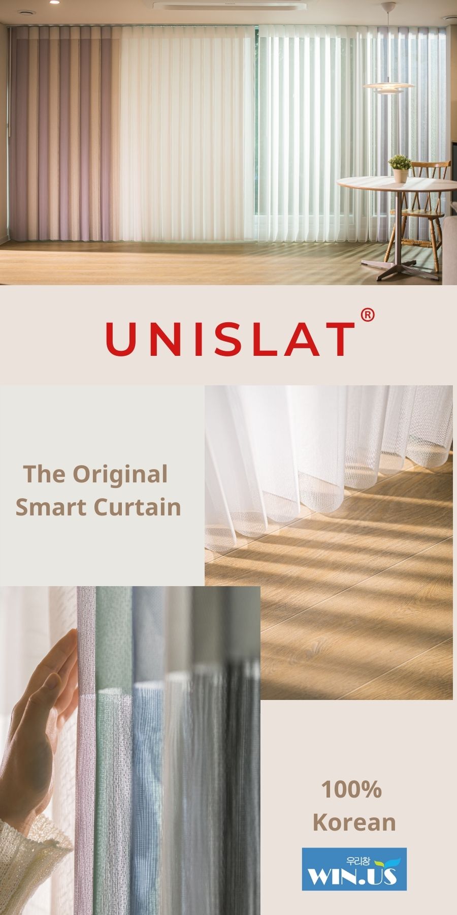 Korean Combi Blind and UniSlat - Free Installation & Measurement ...