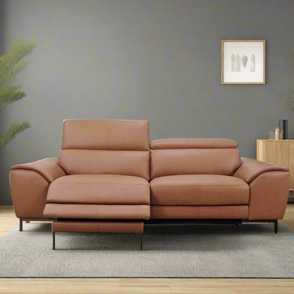 Americana Full Top-Grain Leather Recliner Sofas at PICKET & RAIL ...