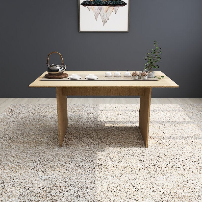 Americana Scratch Proof Custom Dining Table - Gemini Base AD2 - Picket&Rail Custom Sofas & Furniture