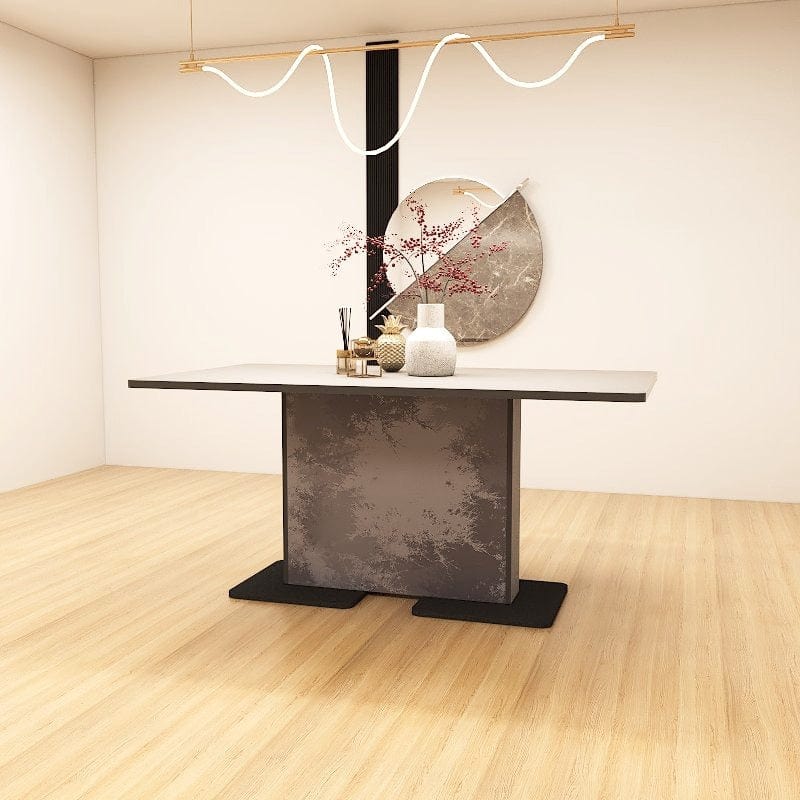 Americana Scratch Proof Custom Dining Table - Pedestal AD1 - Picket ...