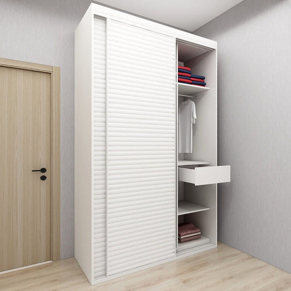 Custom Carpentry 1.2m-1.5m Sliding-Door Wardrobe - Assorted Colors ...