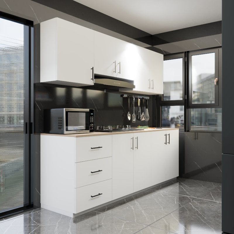 Americana ML2 Design Custom 28-Feet Kitchen Cabinet - P&R Custom ...