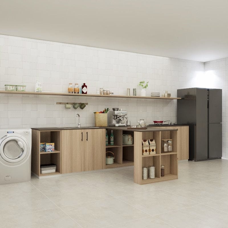 Americana ML4 Design Custom 24-Feet Kitchen Cabinet - Picket&Rail Custom Sofas & Furniture