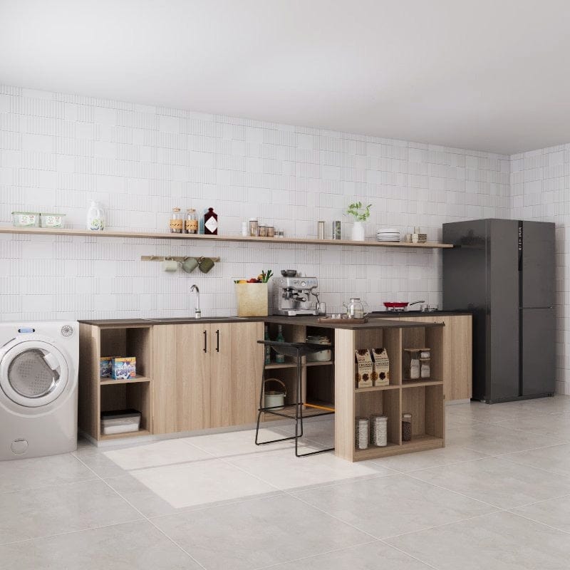 Americana ML4 Design Custom 24-Feet Kitchen Cabinet - Picket&Rail Custom Sofas & Furniture