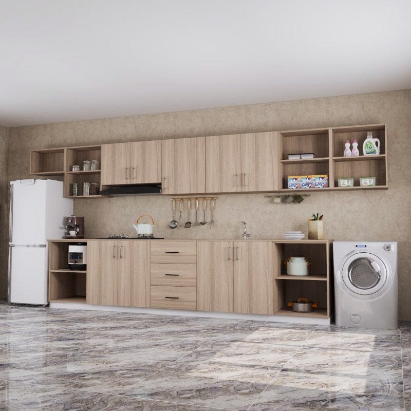 Americana ML7 Design Custom 28-Feet Kitchen Cabinet - P&R Custom ...