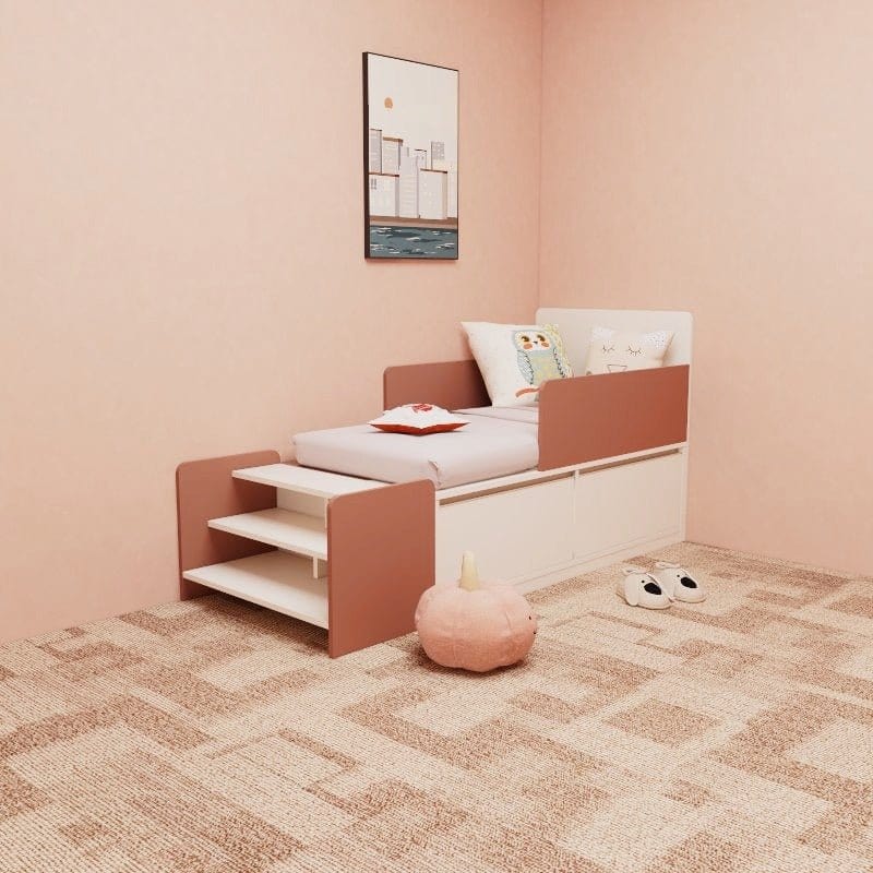 Custom Kids & Toddler Tatami Storage® Platform Bed with Drawers & Step ...