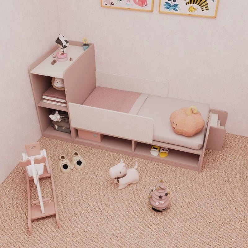 Custom Kids & Toddler Tatami Storage® Platform Bed with Study (TSB9 ...