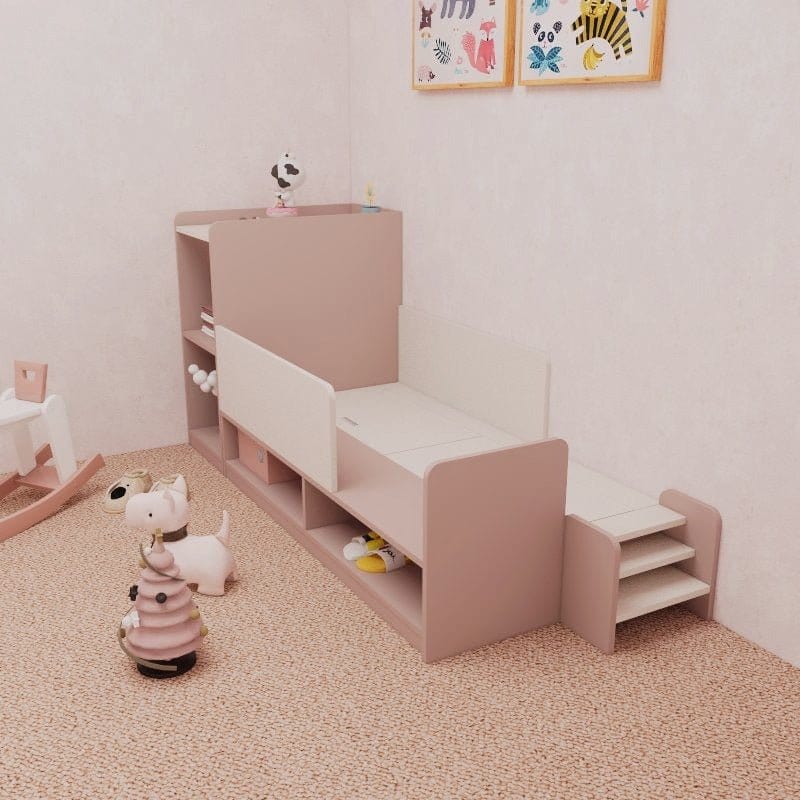 Custom Kids & Toddler Tatami Storage® Platform Bed with Study (TSB9 ...