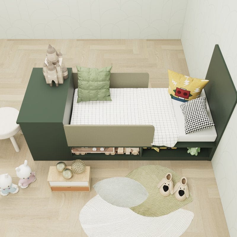 Custom Kids & Toddler Tatami Storage® Platform Bed with Study (TSB9 ...
