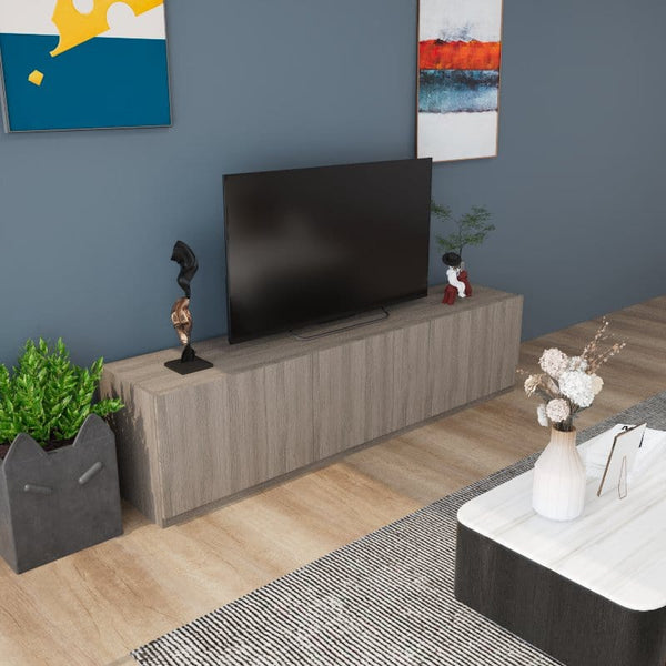Custom Minimalist Design 1.5m to 2m TV Console with Storage -T4 ...