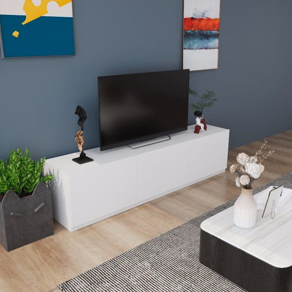Custom Minimalist Design 1.5m to 2m TV Console with Storage -T4 ...