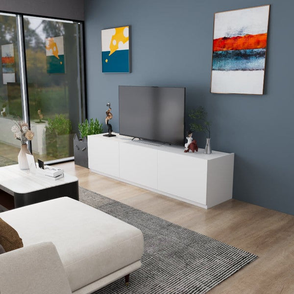 Custom Minimalist Design 1.5m to 2m TV Console with Storage -T4 ...