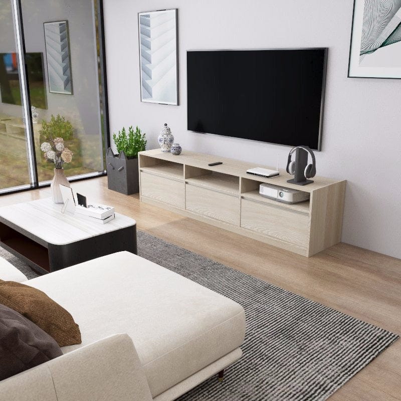 Custom Minimalist Design 1.5m to 2m TV Console with Storage -T1 ...