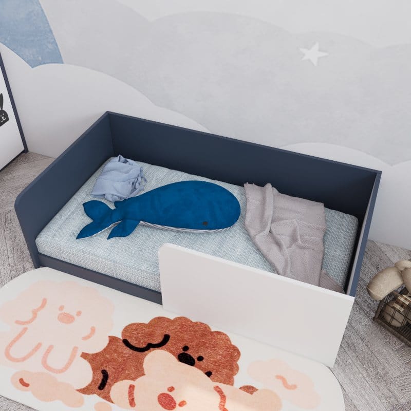 Custom Toddler Montessori Floor Bed / Baby Cot - MS1 (0-10 years) - P&R ...