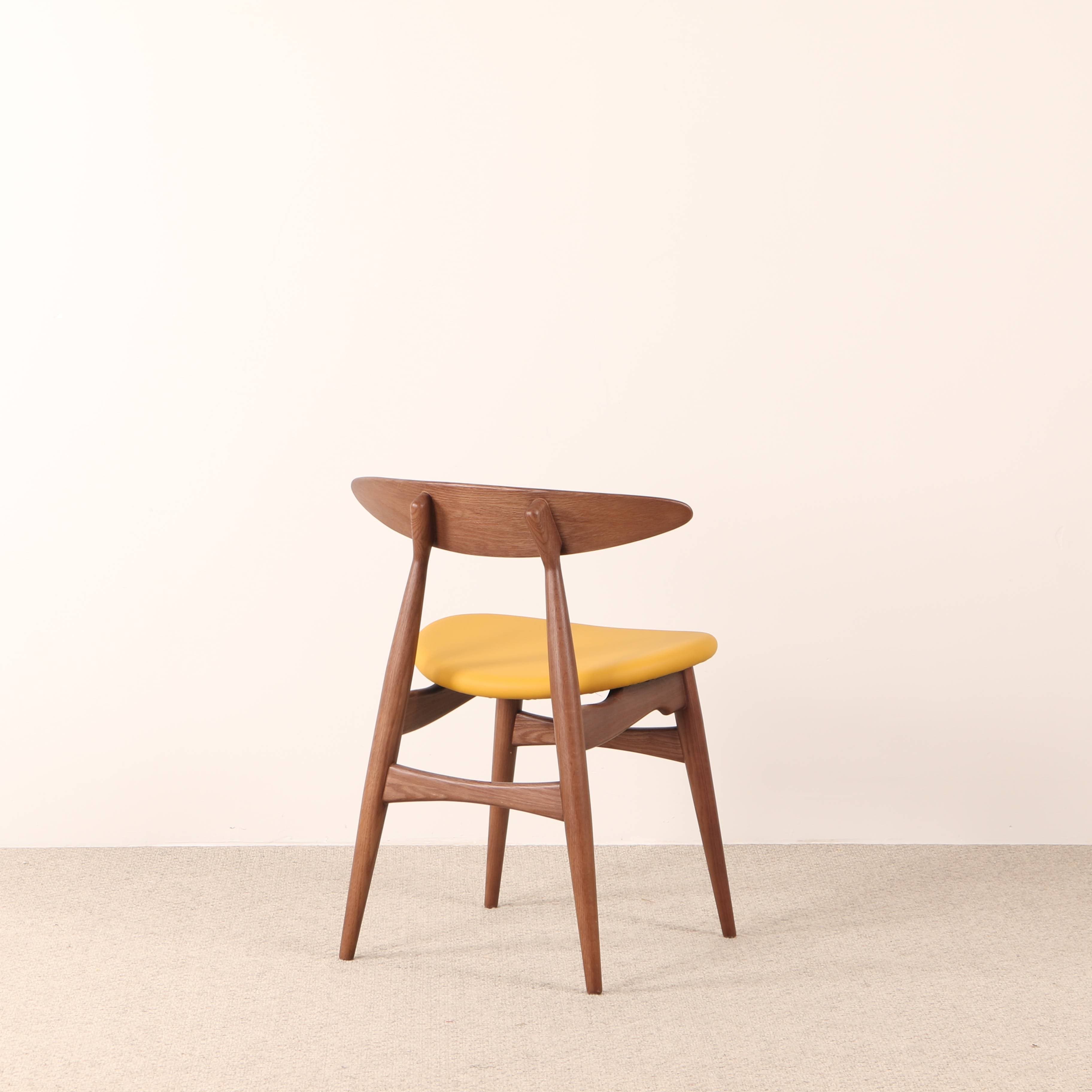 Custom Solid Oak Wood Dining Chair - Peech Chair (CH15042) - Picket ...