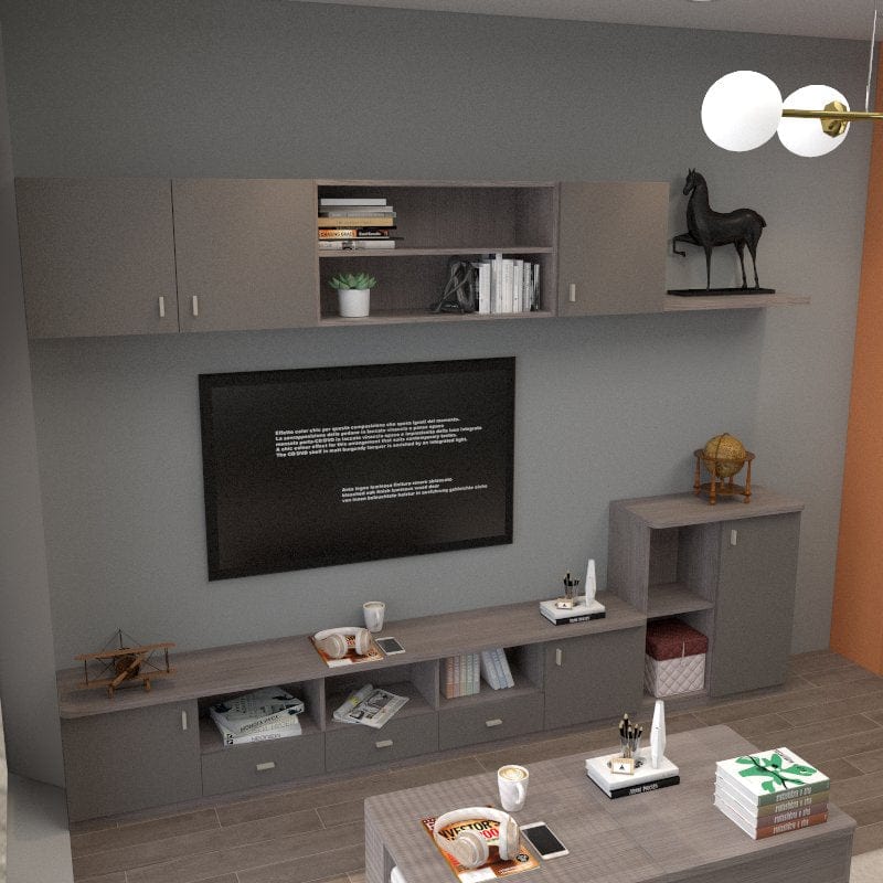 Customized Feature Wall TV Console Set (TV2) - Picket&Rail Custom Sofas ...