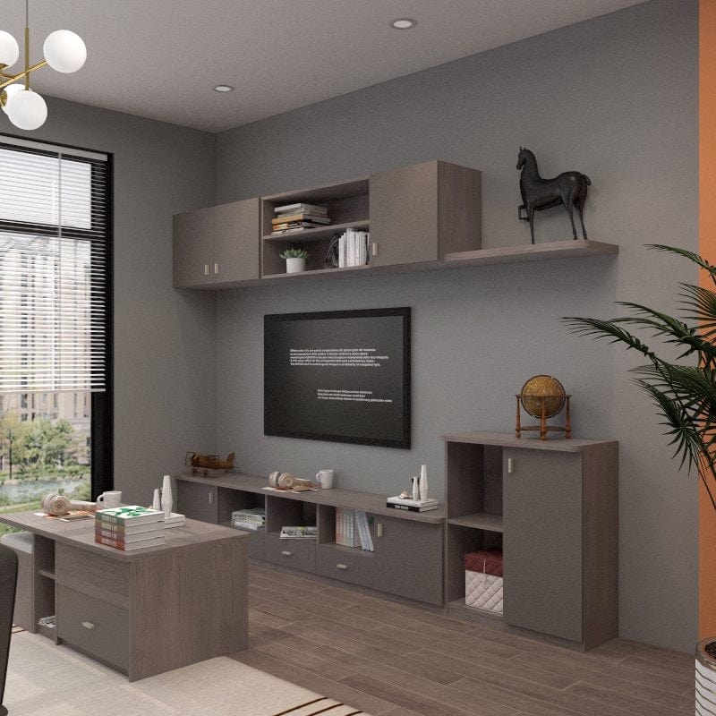 Customized Feature Wall TV Console Set (TV2) - Picket&Rail Custom Sofas ...