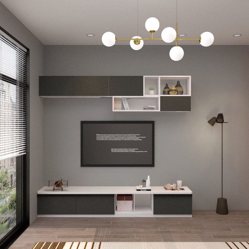 Customized Feature Wall TV Console Set (TV3) - Picket&Rail Custom Sofas ...