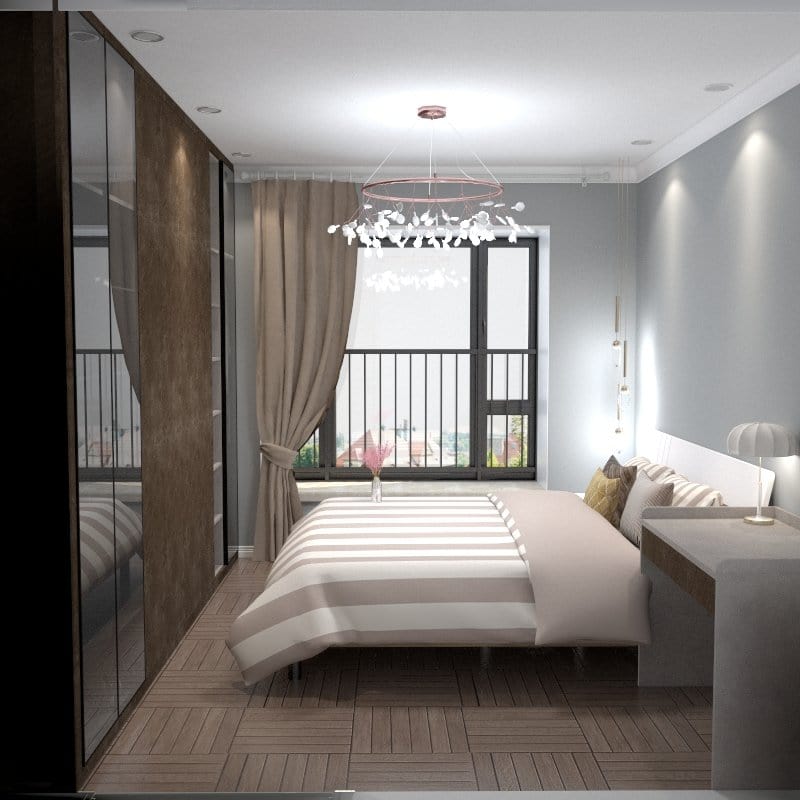 Customized Wardrobe Rock Series 3 Swing Door Wardrobe - Picket&Rail ...