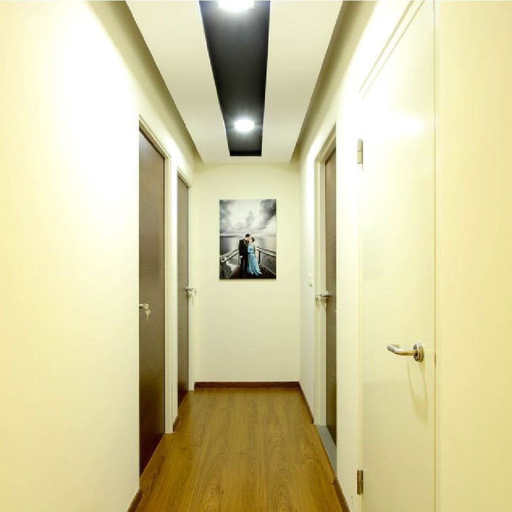 Corridor Suspended Ceiling POP Hall Stores Transportive False Ceiling