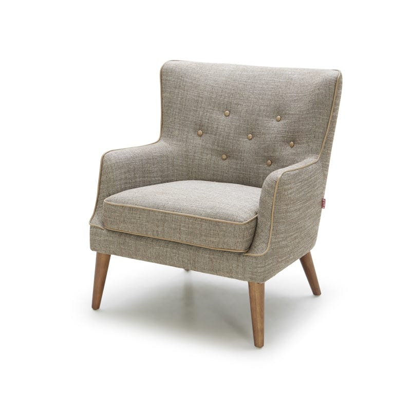 KUKA Lounge Arm Chair A978 - Full Top Grain Leather/Fabric - Picket ...