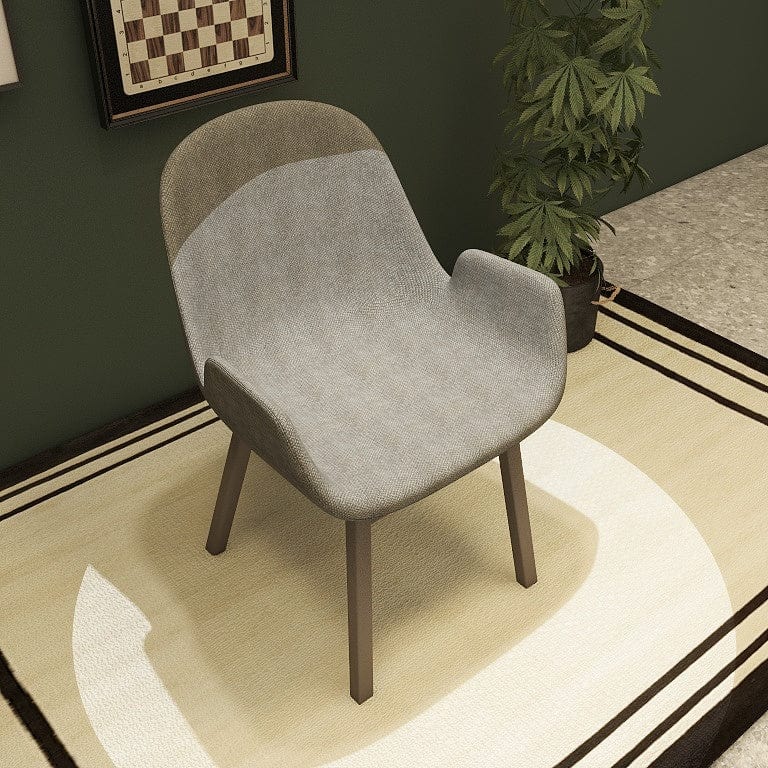 Norya Solid Wood Dining Chair - Fabric/European Red Oak (C6Z51Q ...
