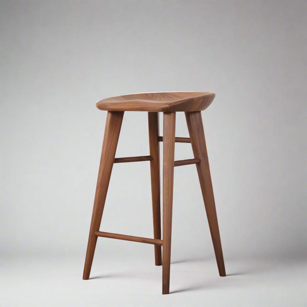 Rafiel Bar Chair (CH2407) - Custom Solid Wood American Oak Dining Chai ...
