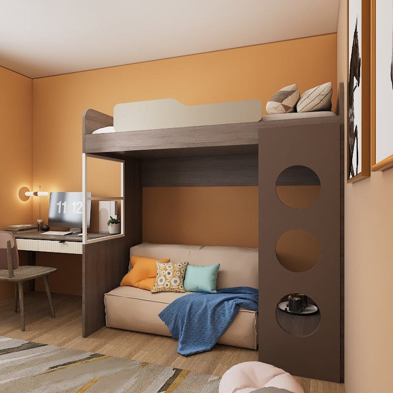 SOGAL Customized Bunk Bed with Storage Bench - BBL1 - P&R Custom ...