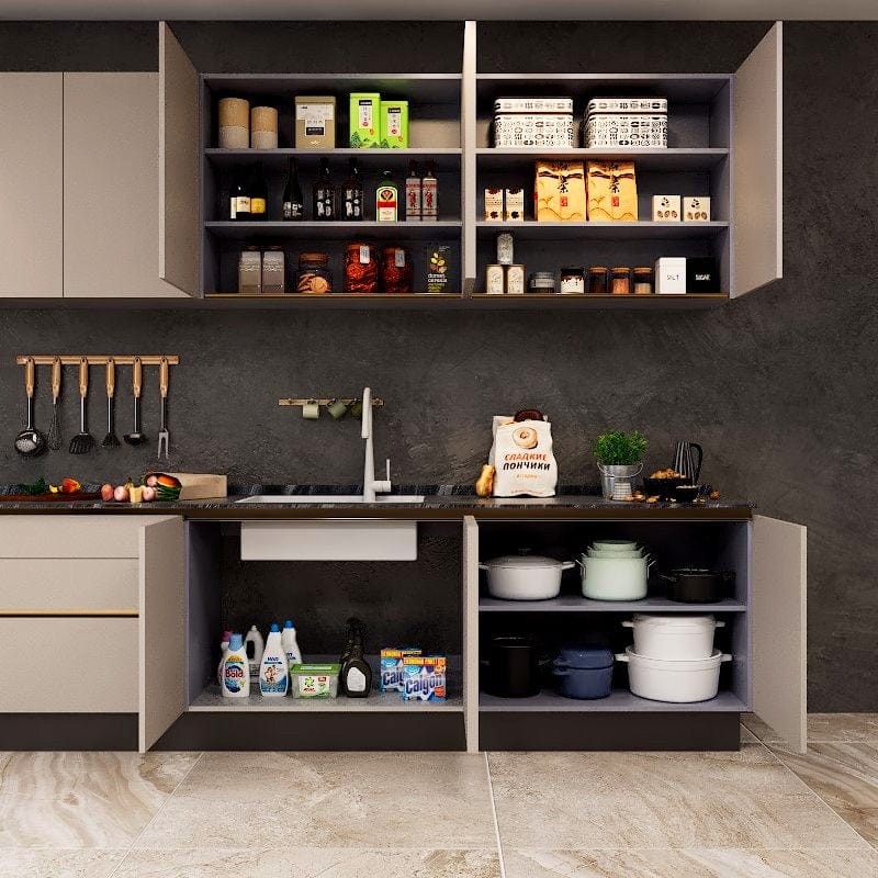 SCHMITT SmartFit NY Series System 32ft Water Resistant Kitchen Cabinet ...