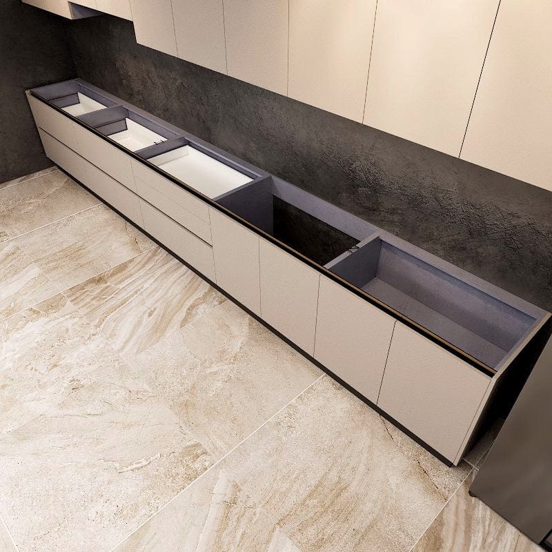 SCHMITT SmartFit NY Series System 32ft Water Resistant Kitchen Cabinet ...