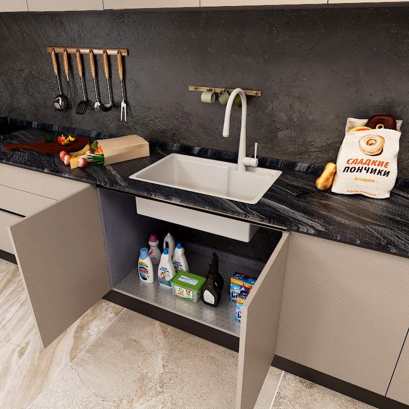 SCHMITT SmartFit NY Series System 32ft Water Resistant Kitchen Cabinet ...