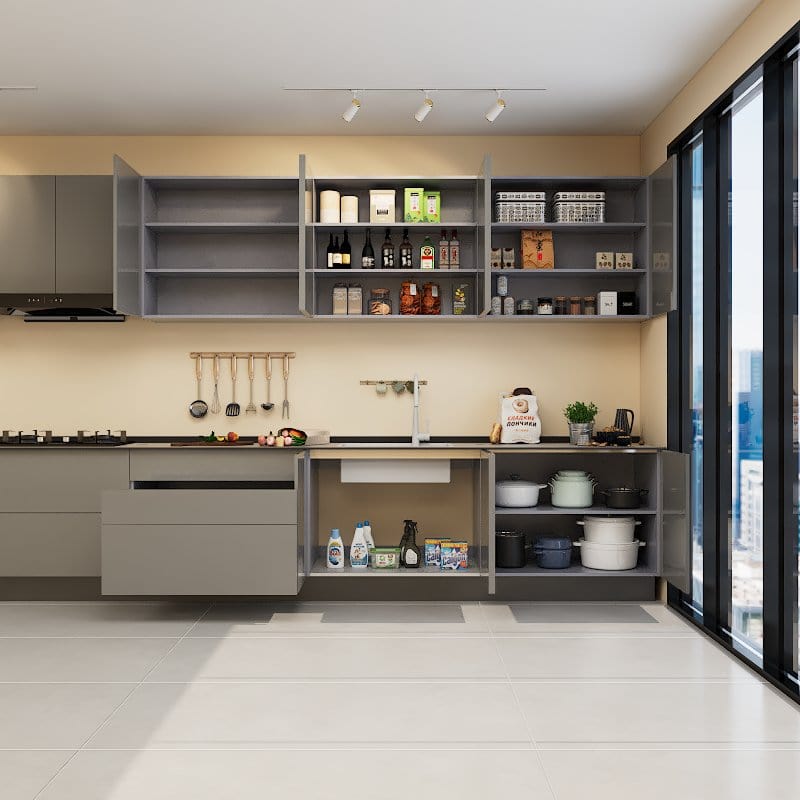 SCHMITT Waltz Series SmartFit System 32ft Water Resistant Kitchen Cabi ...
