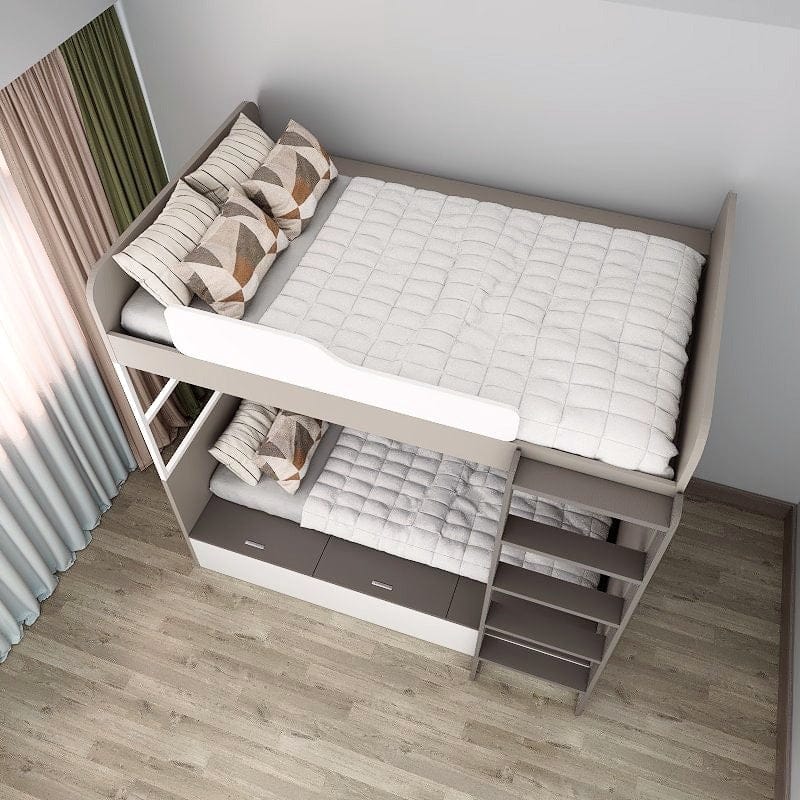 Super Single Size Bunk Bed Loft with Super Single Tatami Storage Bed ...