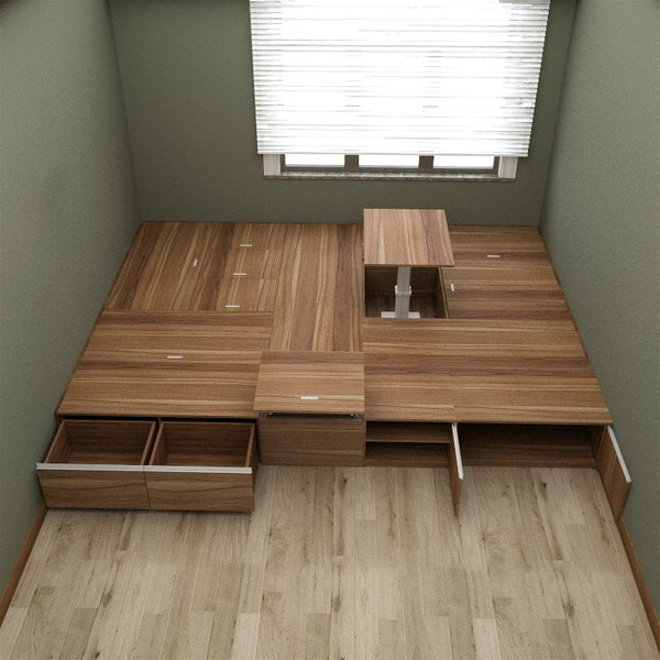 Tatami Storage® Platform Flooring For Maximum Storage - Picket&Rail ...