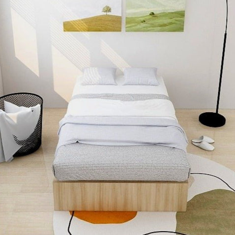 Tatami Single Storage Bed 6-Open Shelves - Assorted Colors (TS10 ...