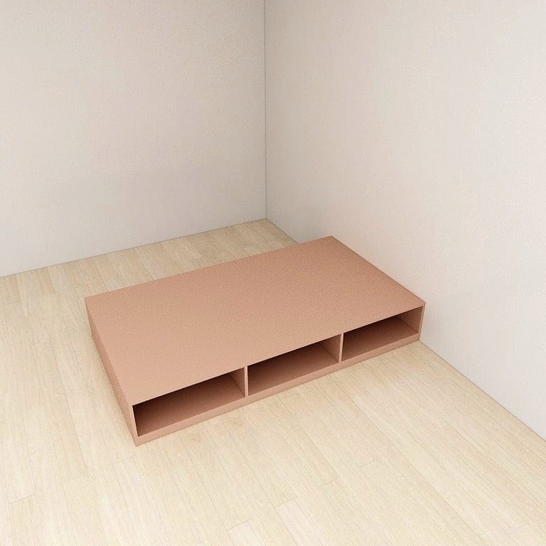 Tatami Storage® Platform Bed Single Size 6-Open Shelves - Assorted Col ...