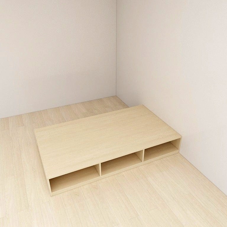 Tatami Storage® Platform Bed Single Size 6-Open Shelves - Assorted Col ...