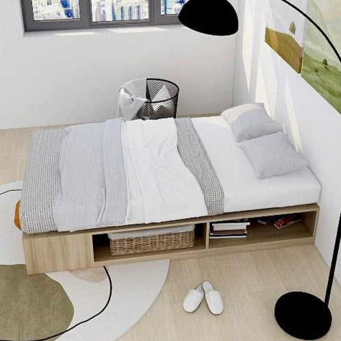 Tatami Super Single Storage Bed 6-Open Shelves - Assorted Colors (TSS11 ...